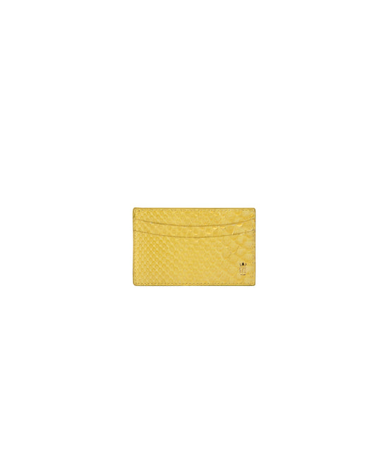 Yellow Python | Credit Card Holder – KAT VAN DUINEN