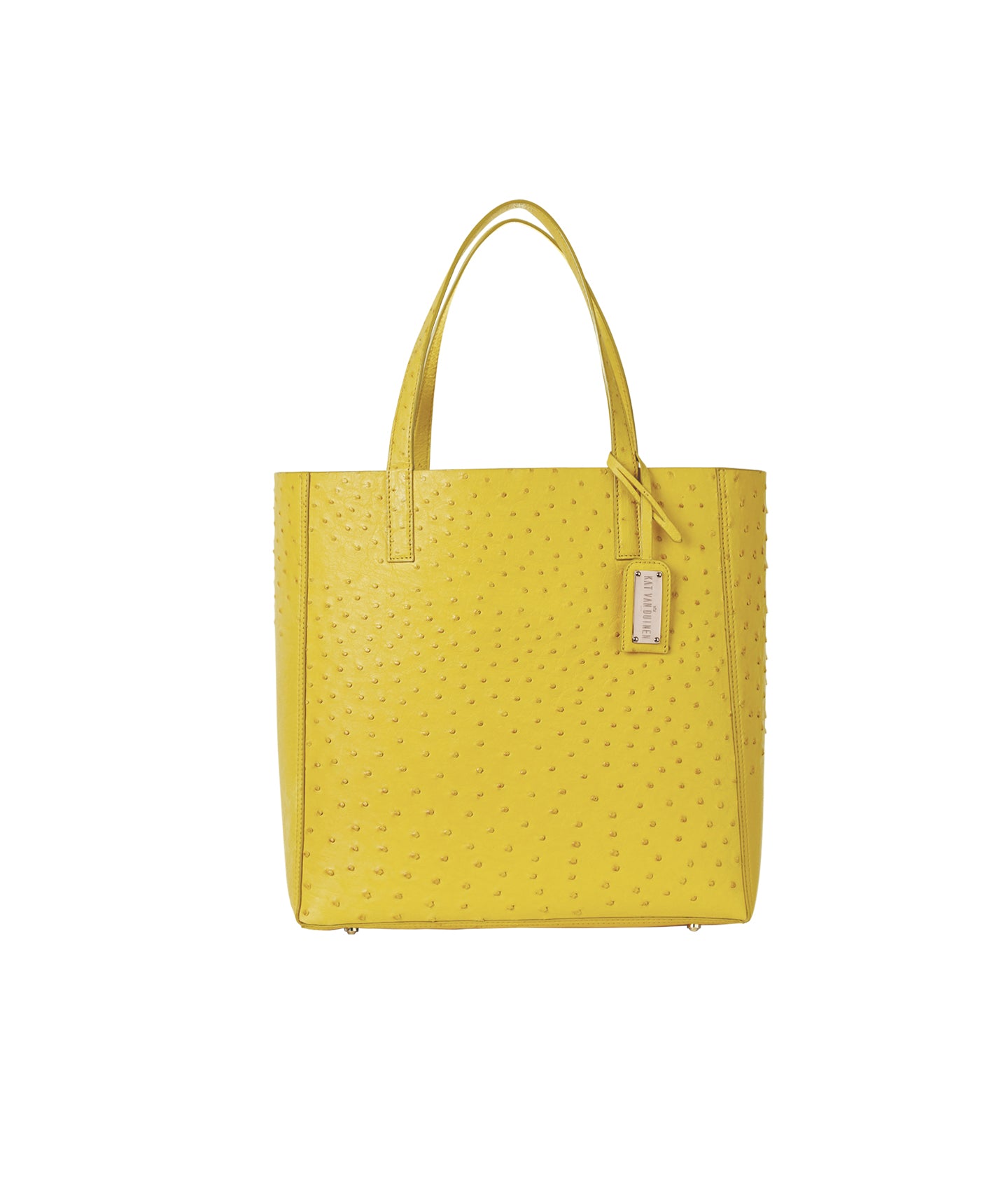 Yellow Ostrich | Classic 'Ntombi' Tote – KAT VAN DUINEN