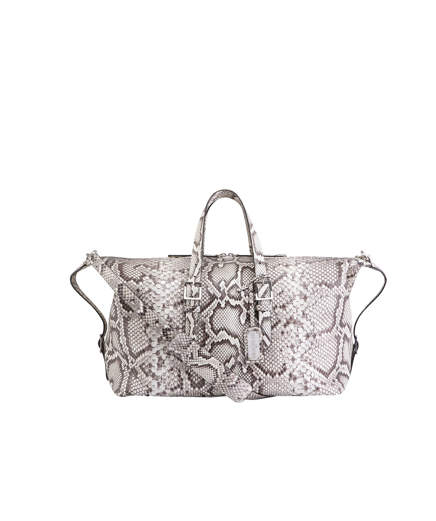 Natural Python | 'Ebusuku' Unisex Weekend Bag – KAT VAN DUINEN