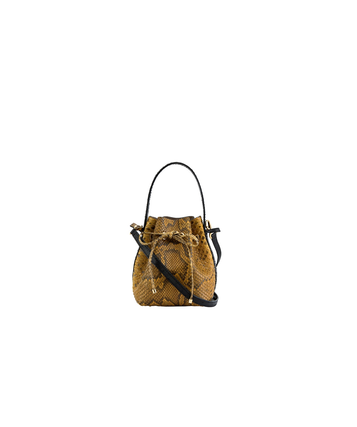 Yellow Python | 'Intambo' Drawstring Bag – KAT VAN DUINEN