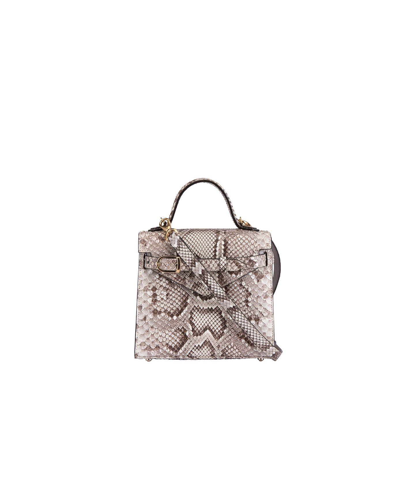 Natural Python | 'Isibambo' Top Handle Bag – KAT VAN DUINEN