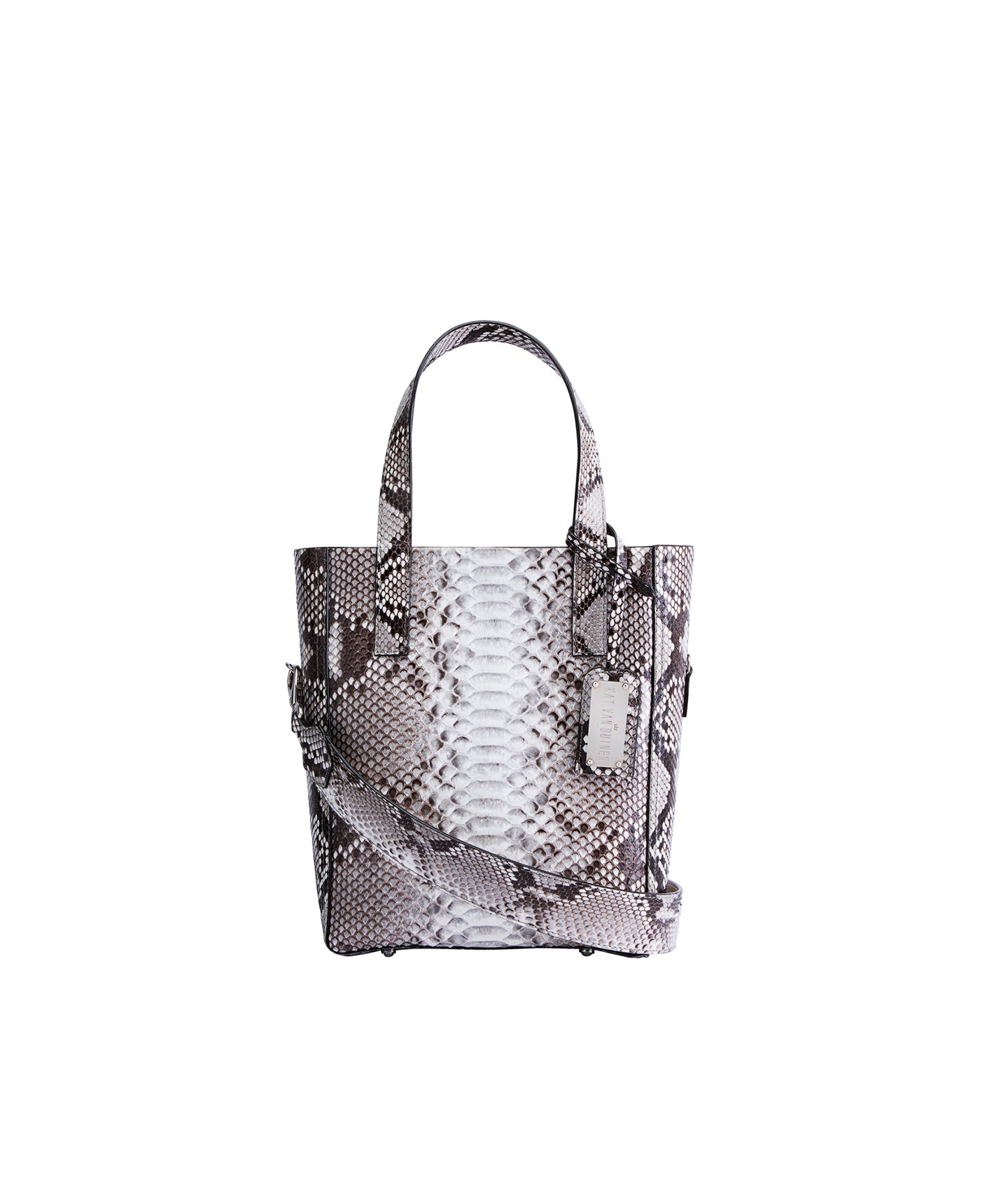 Glossed Natural Python | Mini Crossbody 'Ntombi' Tote – KAT VAN DUINEN